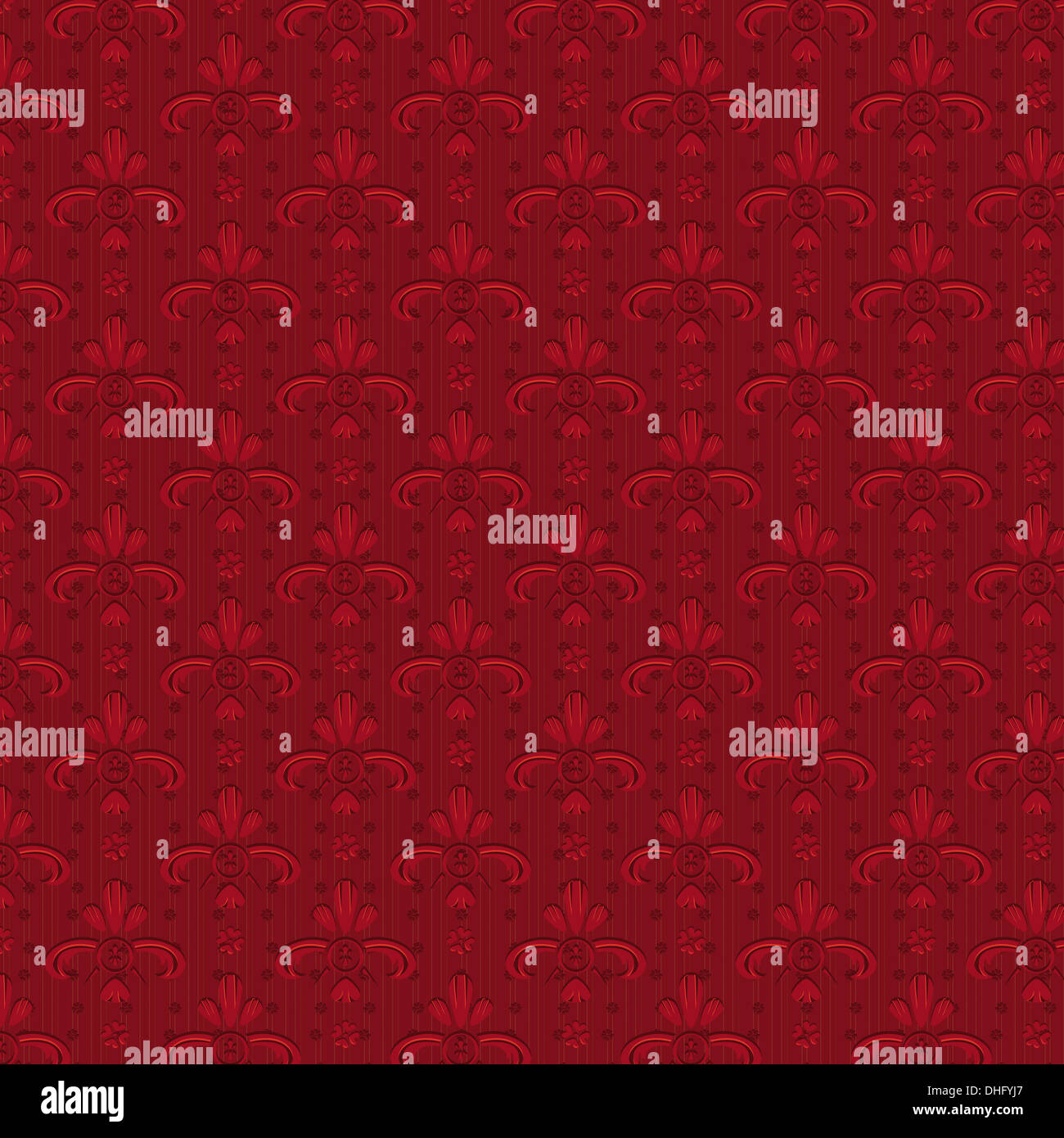 Vector illustration of a red vintage seamless pattern wallpaper Stock ...
