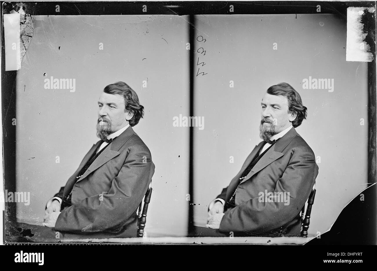 A formal portrait of a gentleman, capturing a moment in time. The ...