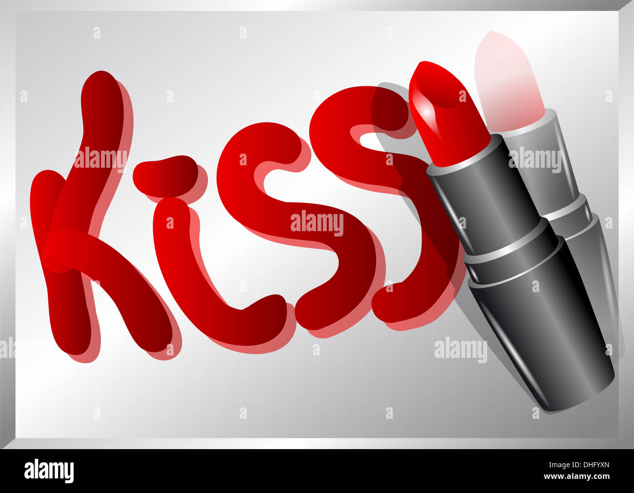 Kiss word hi-res stock photography and images - Alamy