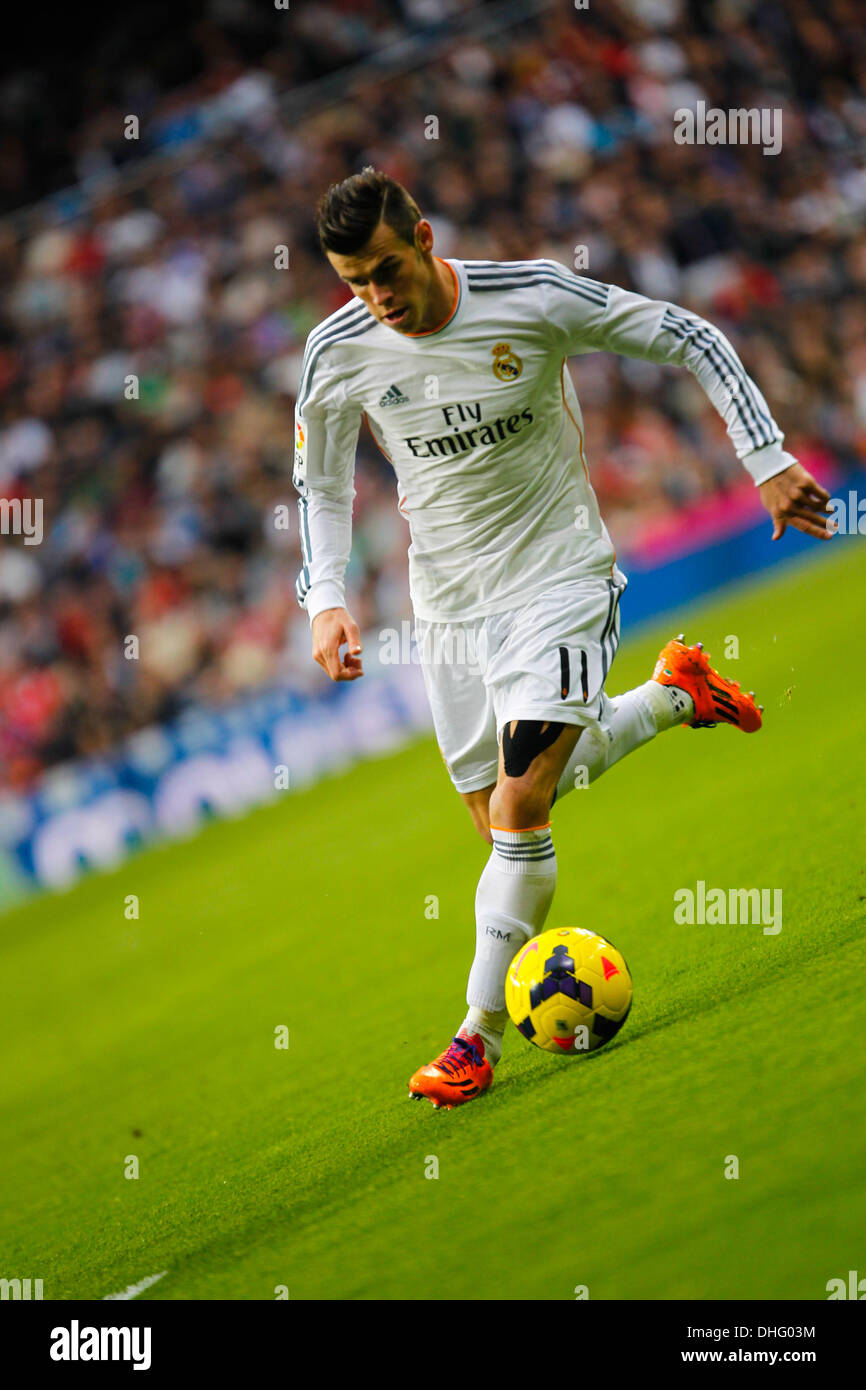 Madrid, Madrid, Spain. 9th Nov, 2013. Real Madrid forward gareth Bale ...