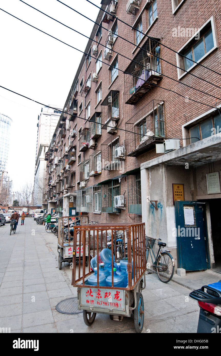 apartment house in Beijing, China Stock Photo - Alamy
