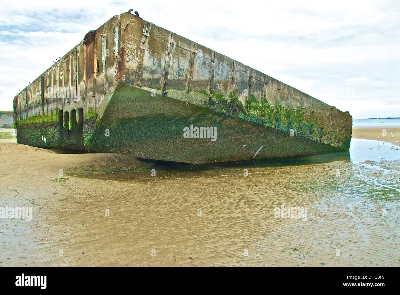 D Day Mulberry Harbour Stock Photo - Alamy