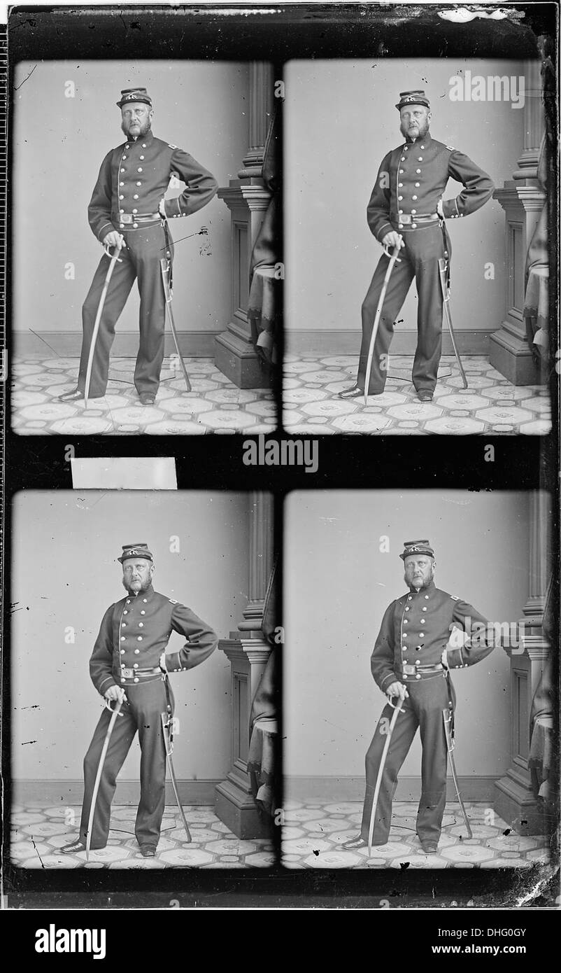 A Union officer from the Civil War era, depicted in this historical ...