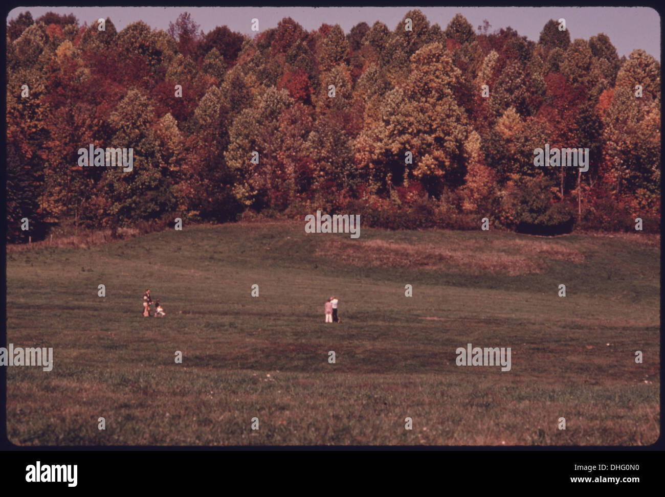 The open space at Hale Farm and Western Reserve Village near Akron ...