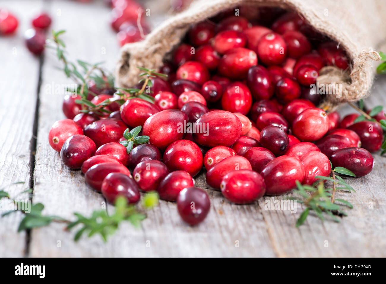 Cranberries fresh ripe organic hi-res stock photography and images - Alamy
