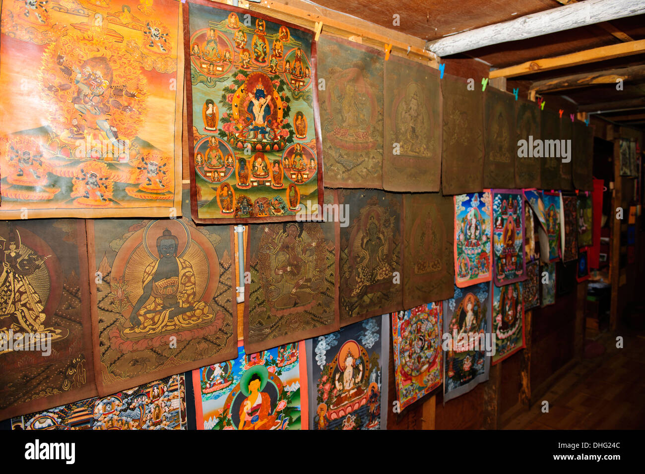 Atsara,Clown Masks,Wall paintings,Wheel of Life,highly stylised and ...