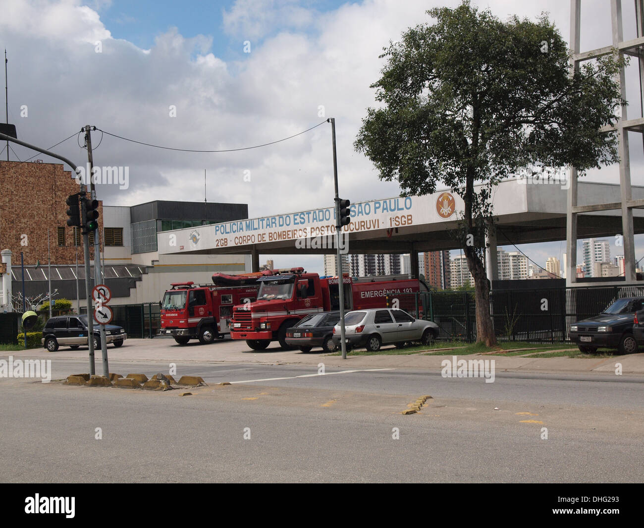 Fire station run by the Fire Brigade division of the military police in ...