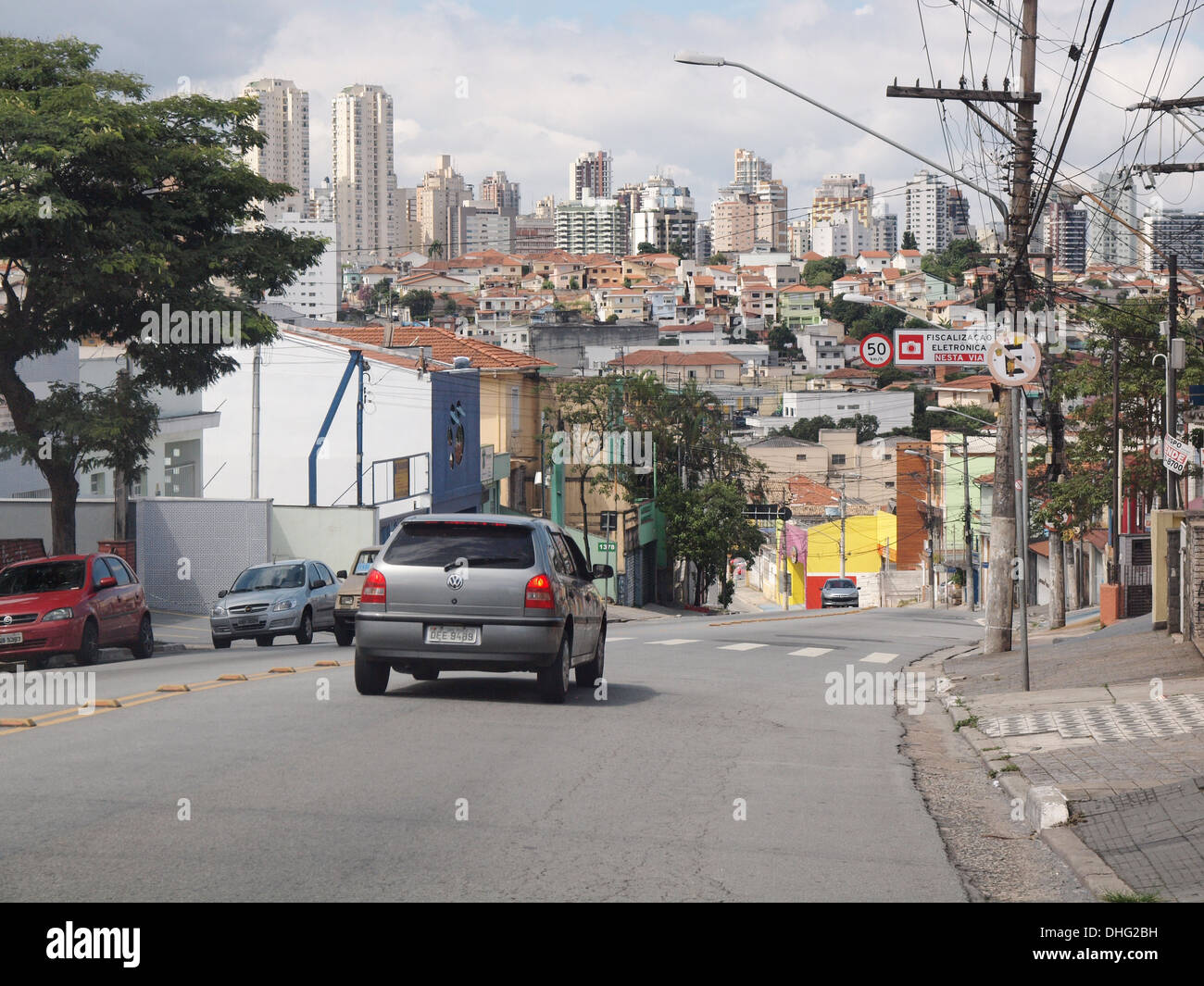 Suburban streets in the city of Sao Paulo Stock Photo - Alamy