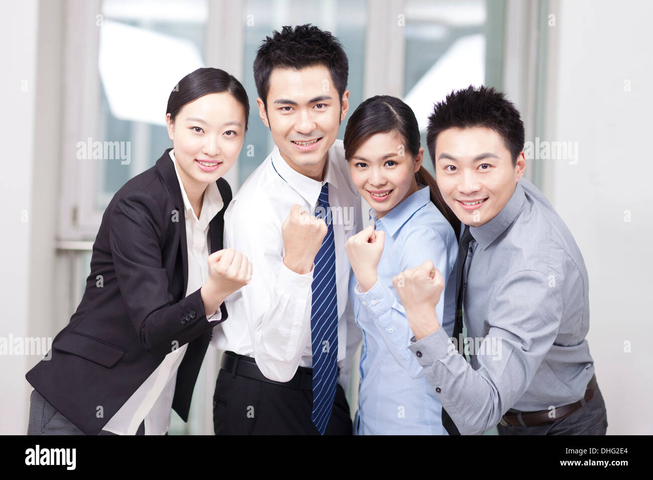 Professional team cheering hi-res stock photography and images - Alamy