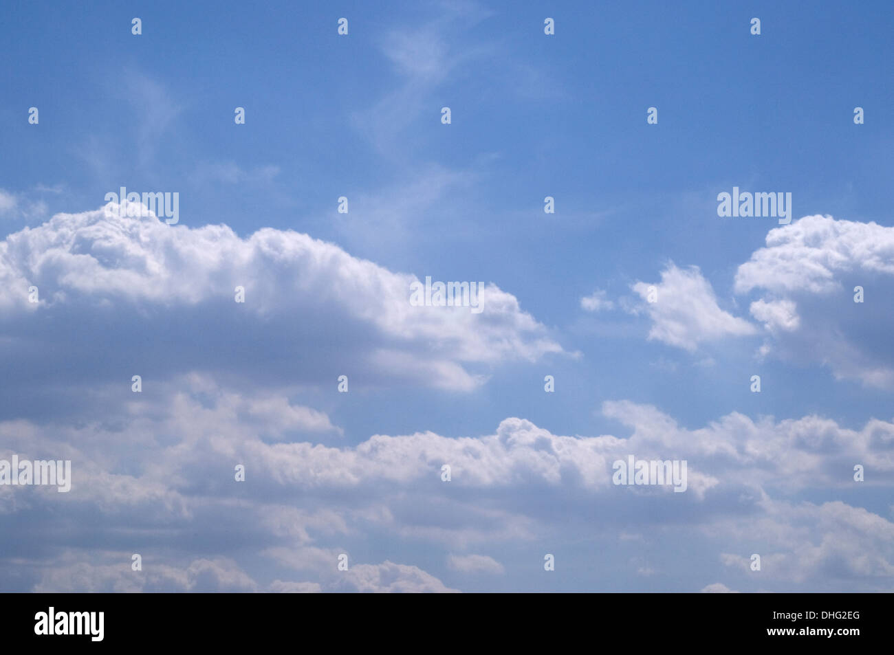 Blue sky with cumulus clouds hi-res stock photography and images - Alamy