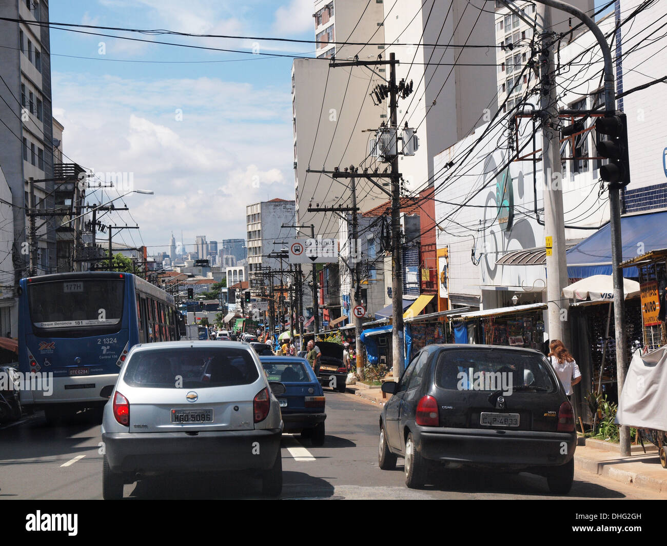 Suburban streets in the city of Sao Paulo Stock Photo - Alamy