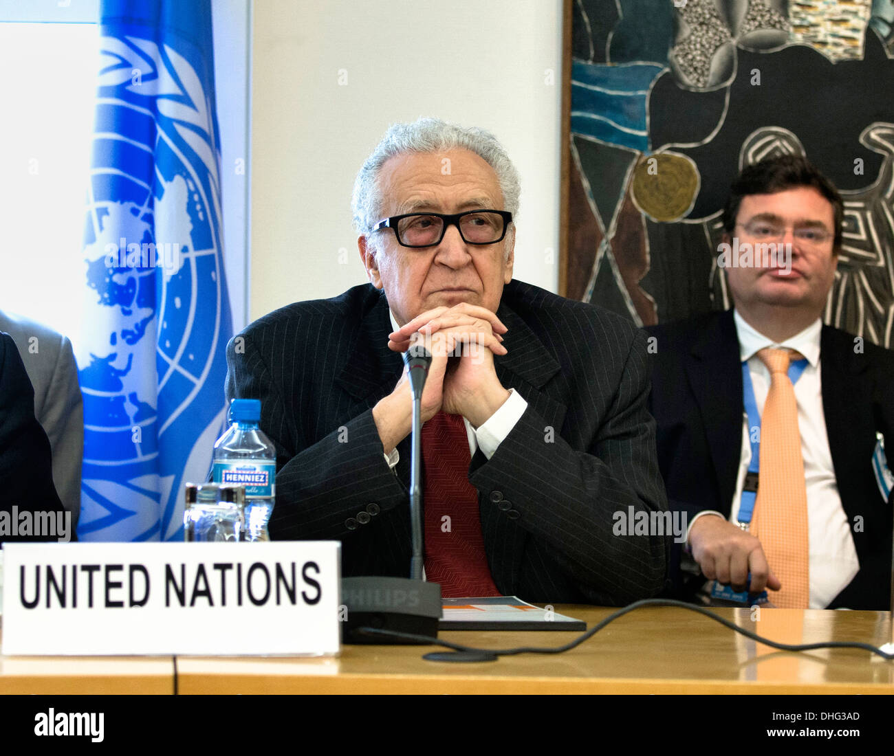 Un p5 talks iran hi-res stock photography and images - Alamy
