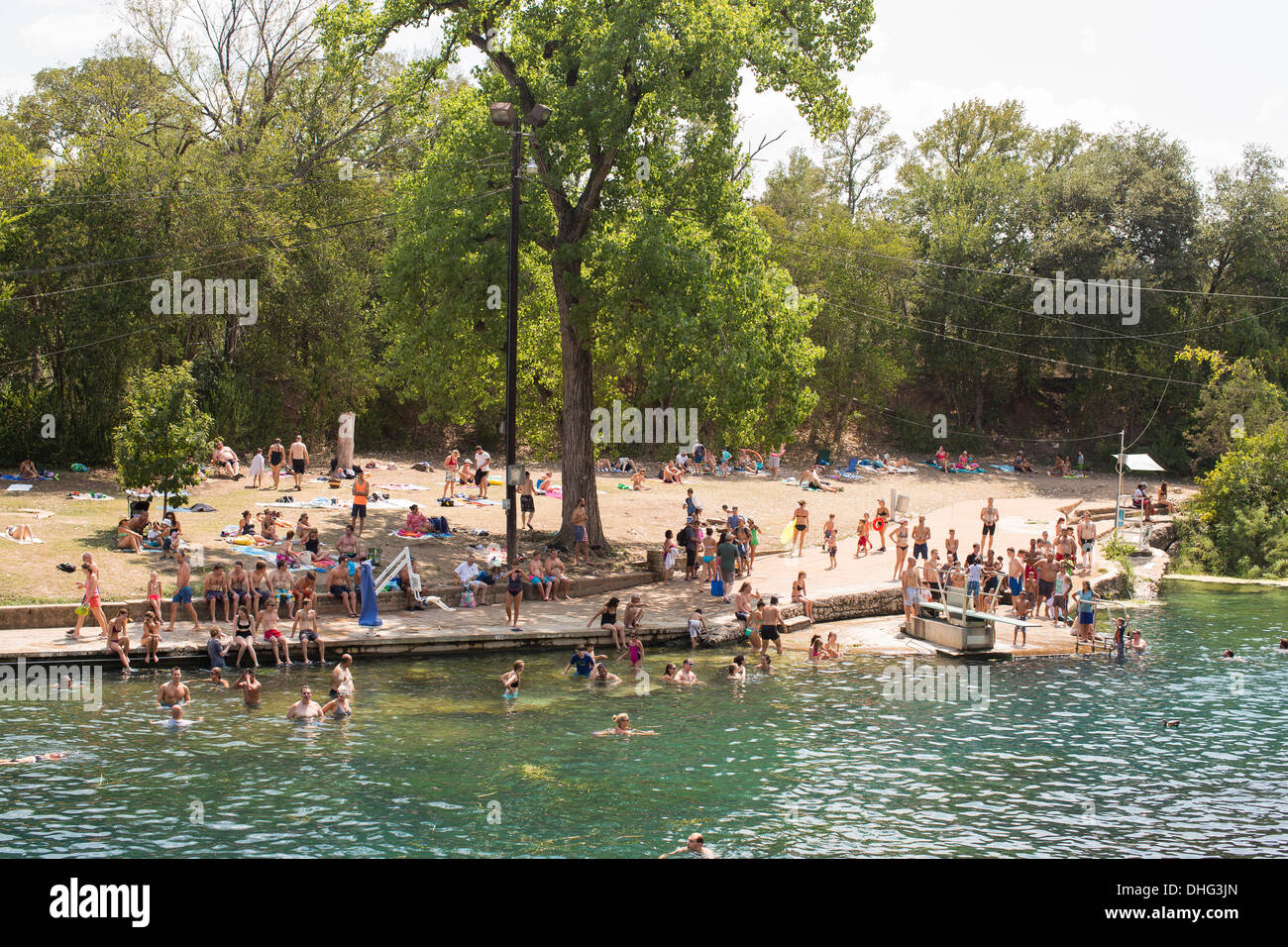 Barton Springs Pool Underwater