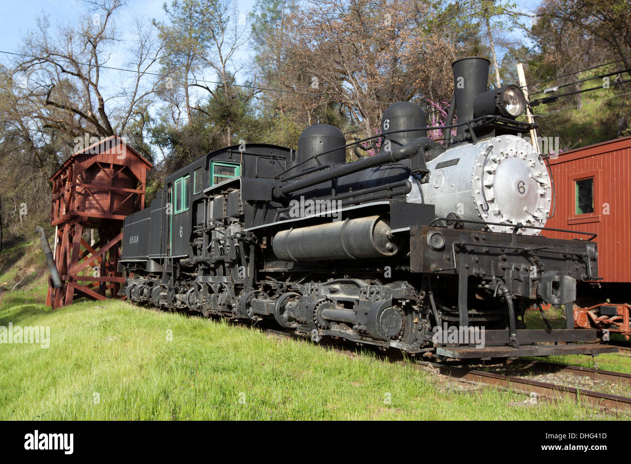 Shay locomotive hi-res stock photography and images - Alamy