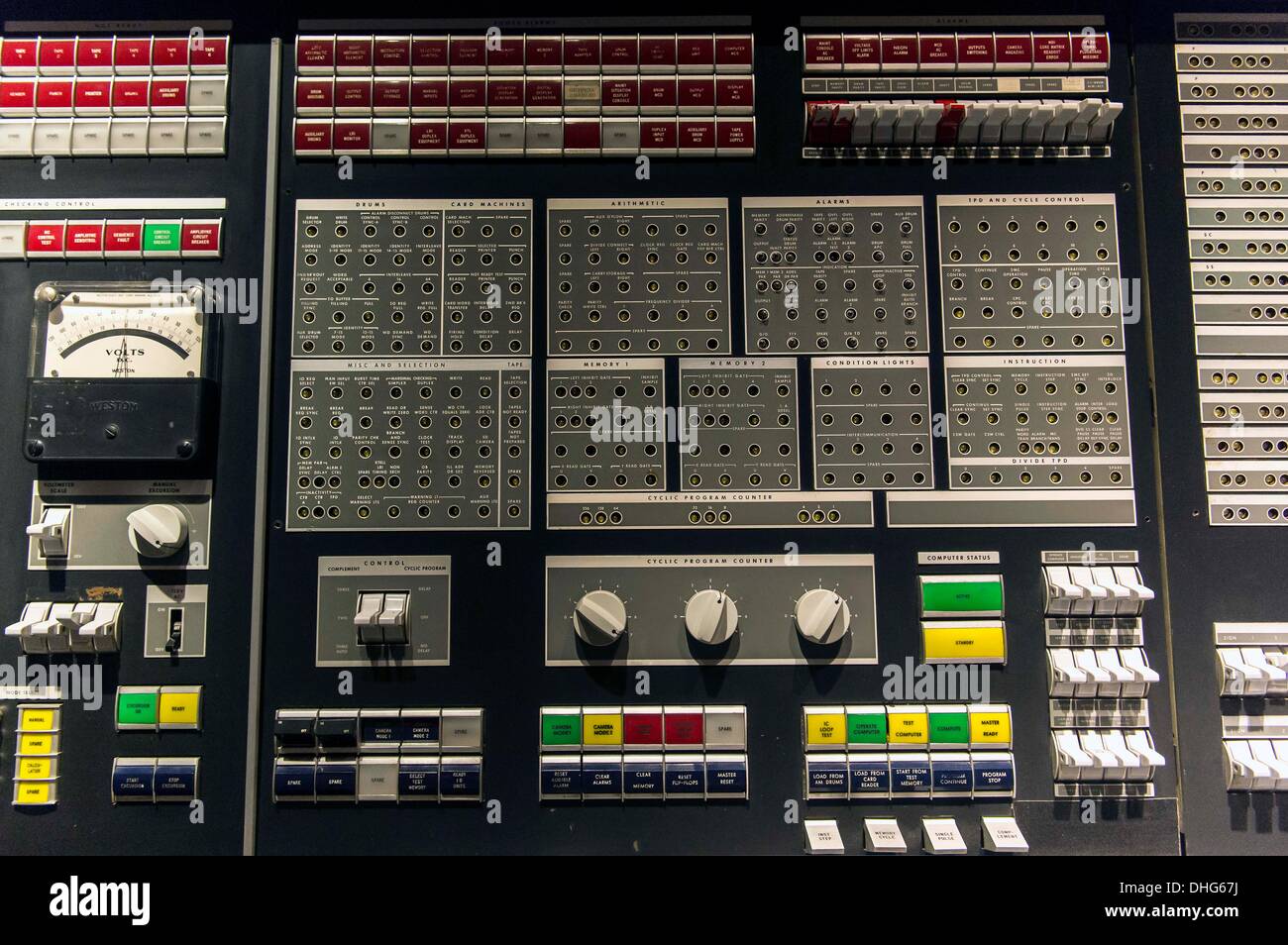 Mountain View, California, USA. 09th Nov, 2013. SAGE computer console ...