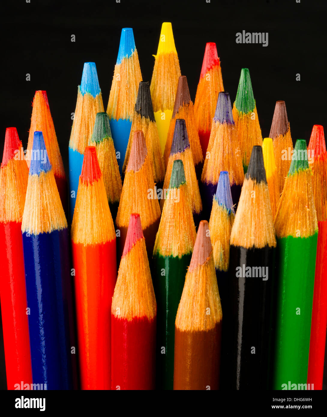 Set pencils hi-res stock photography and images - Alamy