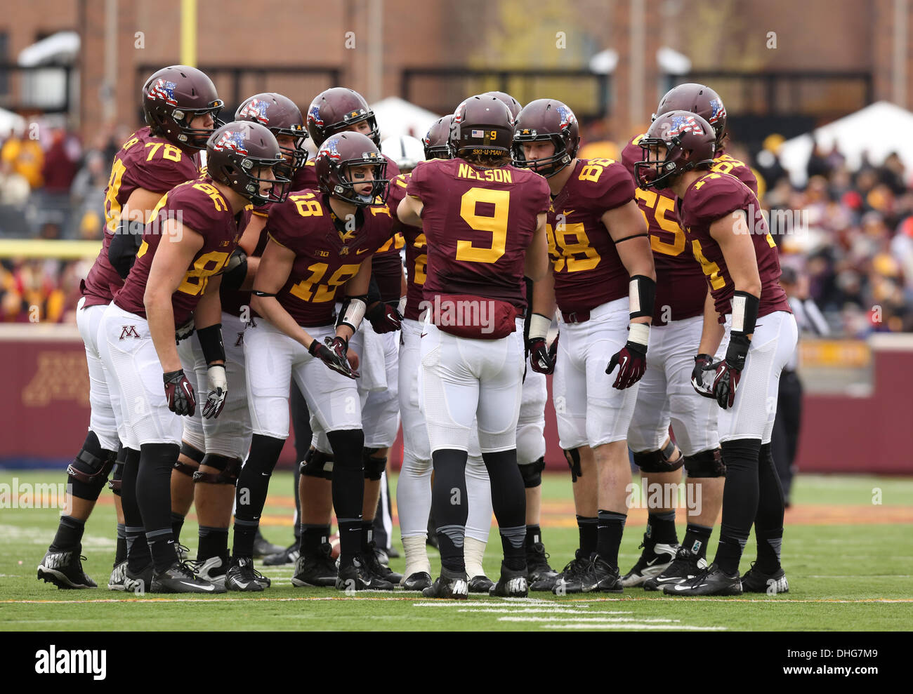 Minneapolis, MN, USA. 9th Nov, 2013. November 9, 2013: Minnesota ...