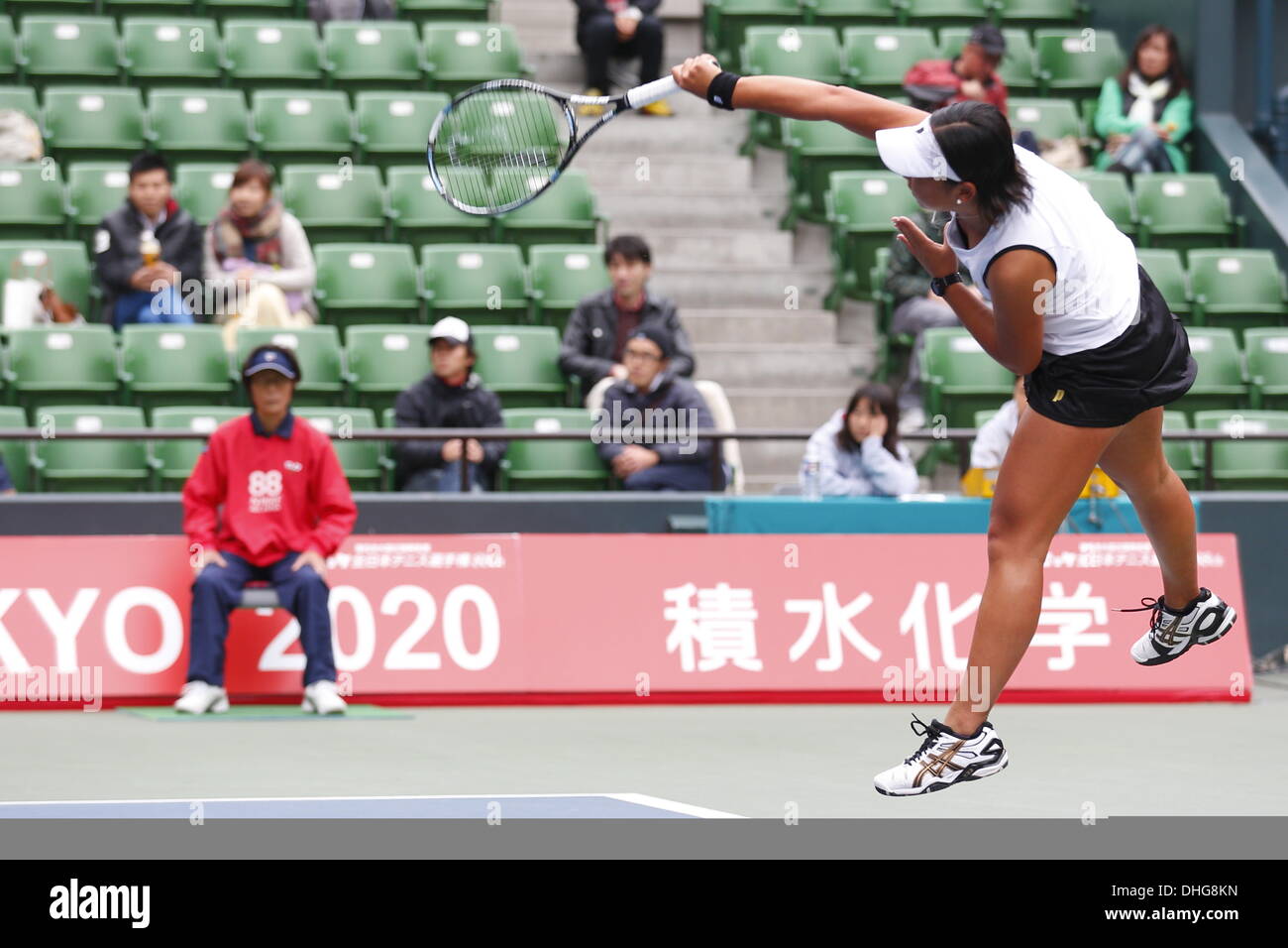 Tokyo, Japan. 9th Nov, 2013. Eri Hozumi Tennis : NIKKE All Japan Tennis ...