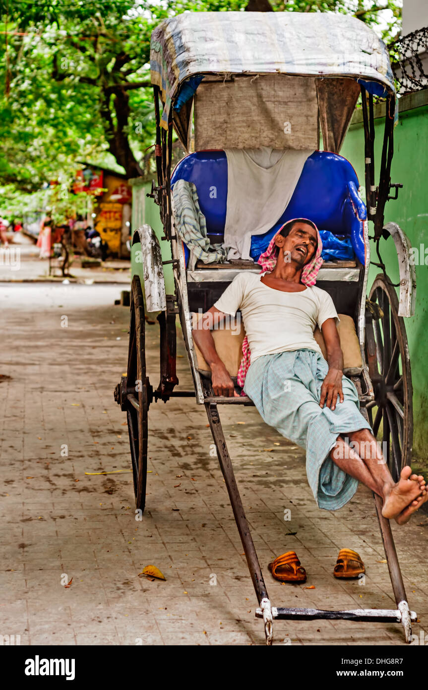Rickshaw puller hi-res stock photography and images - Alamy