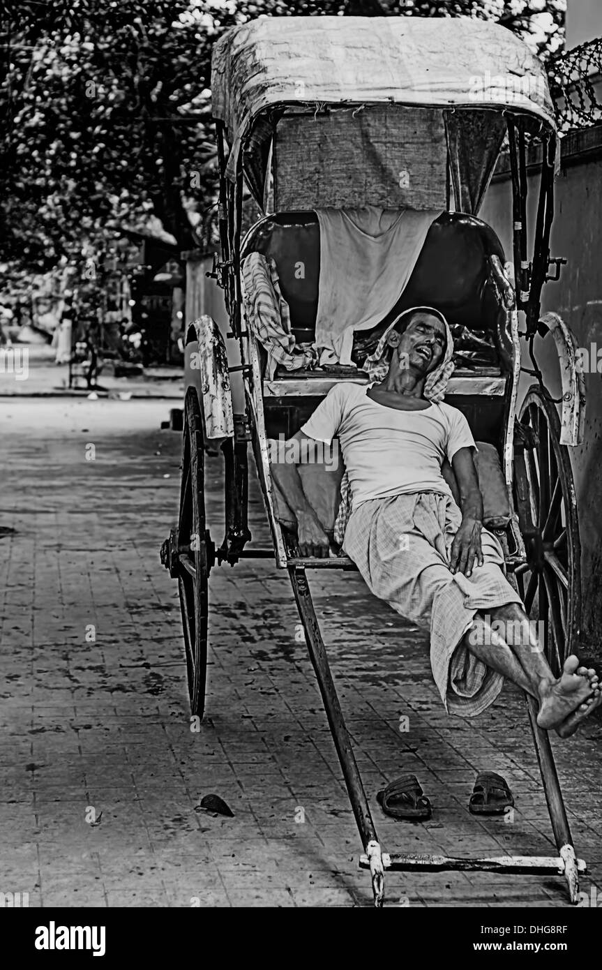 Rickshaw puller hi-res stock photography and images - Alamy