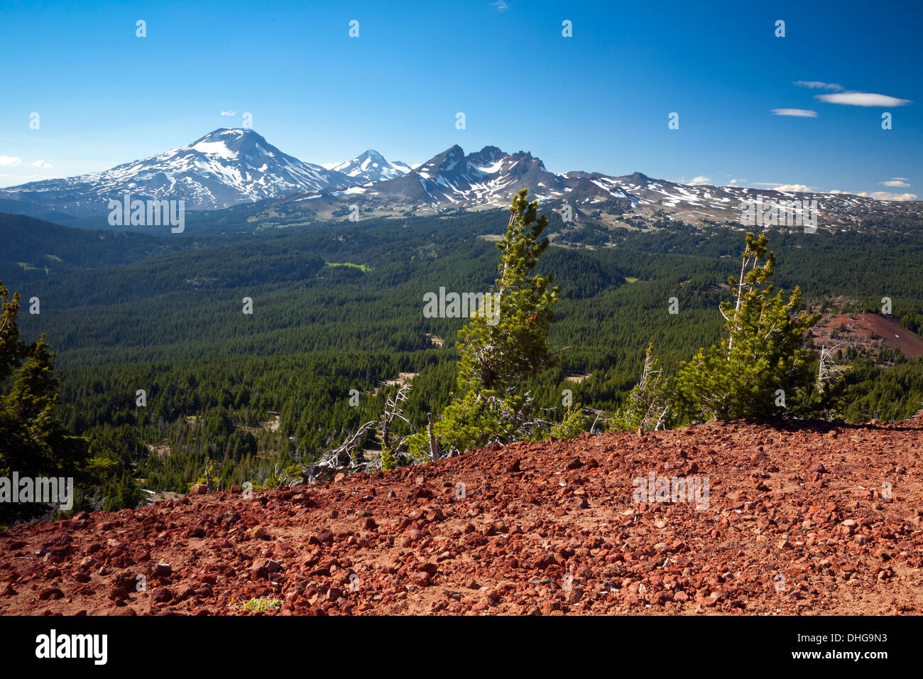 Broken top mountain three sisters hi-res stock photography and images ...