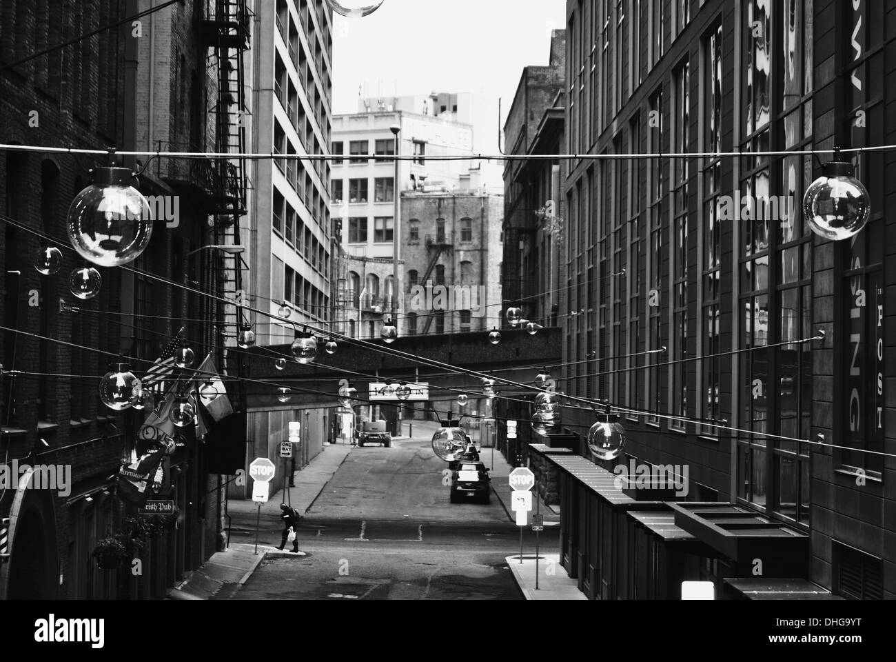 Seattle streets Black and White Stock Photos & Images - Alamy