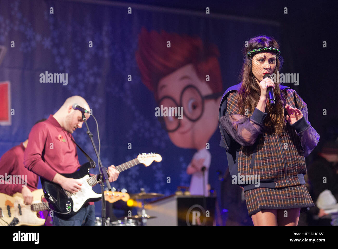 London, UK. 9 November 2013. British singer Eliza Doolittle performs ...