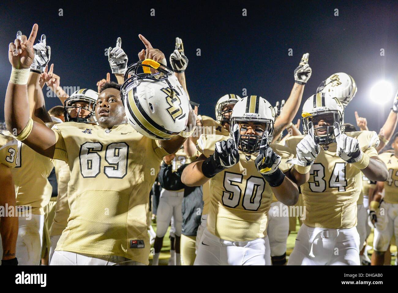 - Orlando, FL, U, . 9th Nov, 2013. S: Central Florida defensive lineman ...