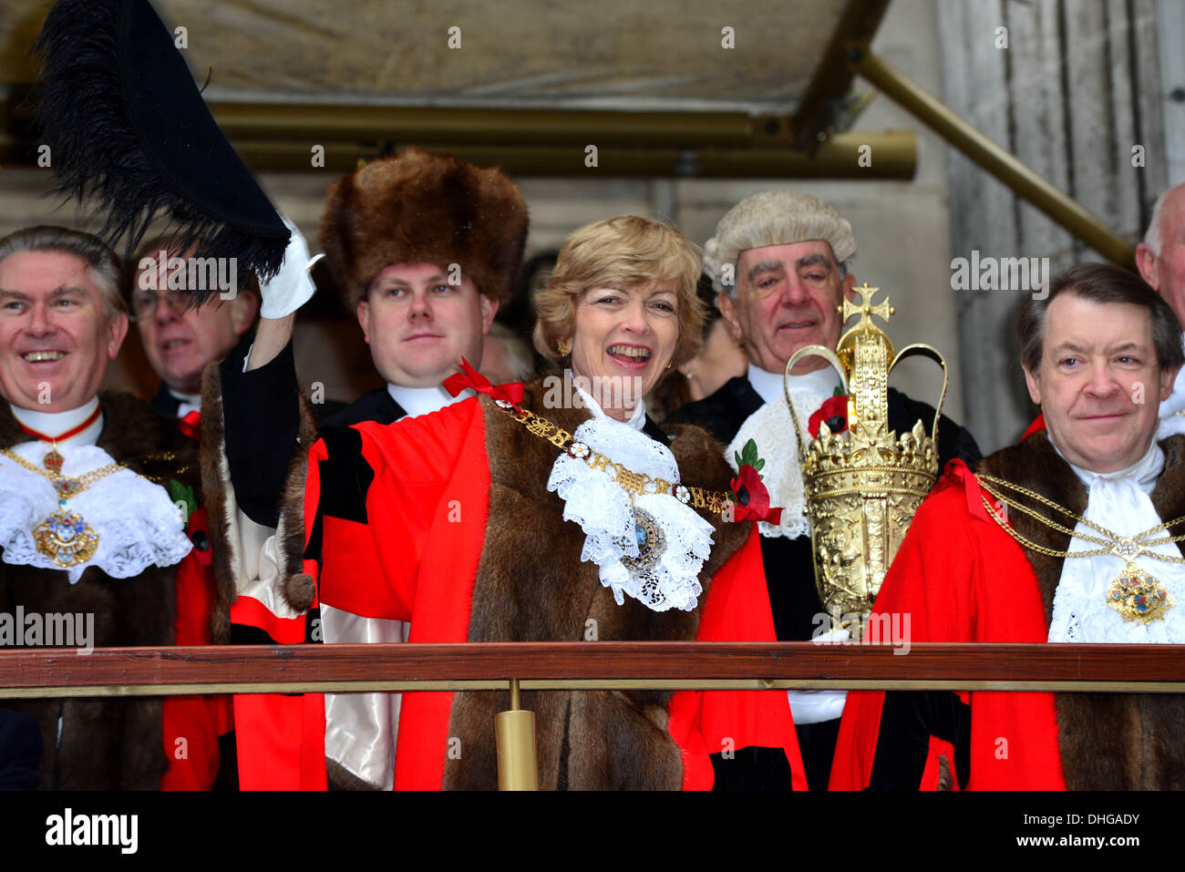 London England 9th Nov 2013 : The Lord Mayor Fiona Woolf of London ...