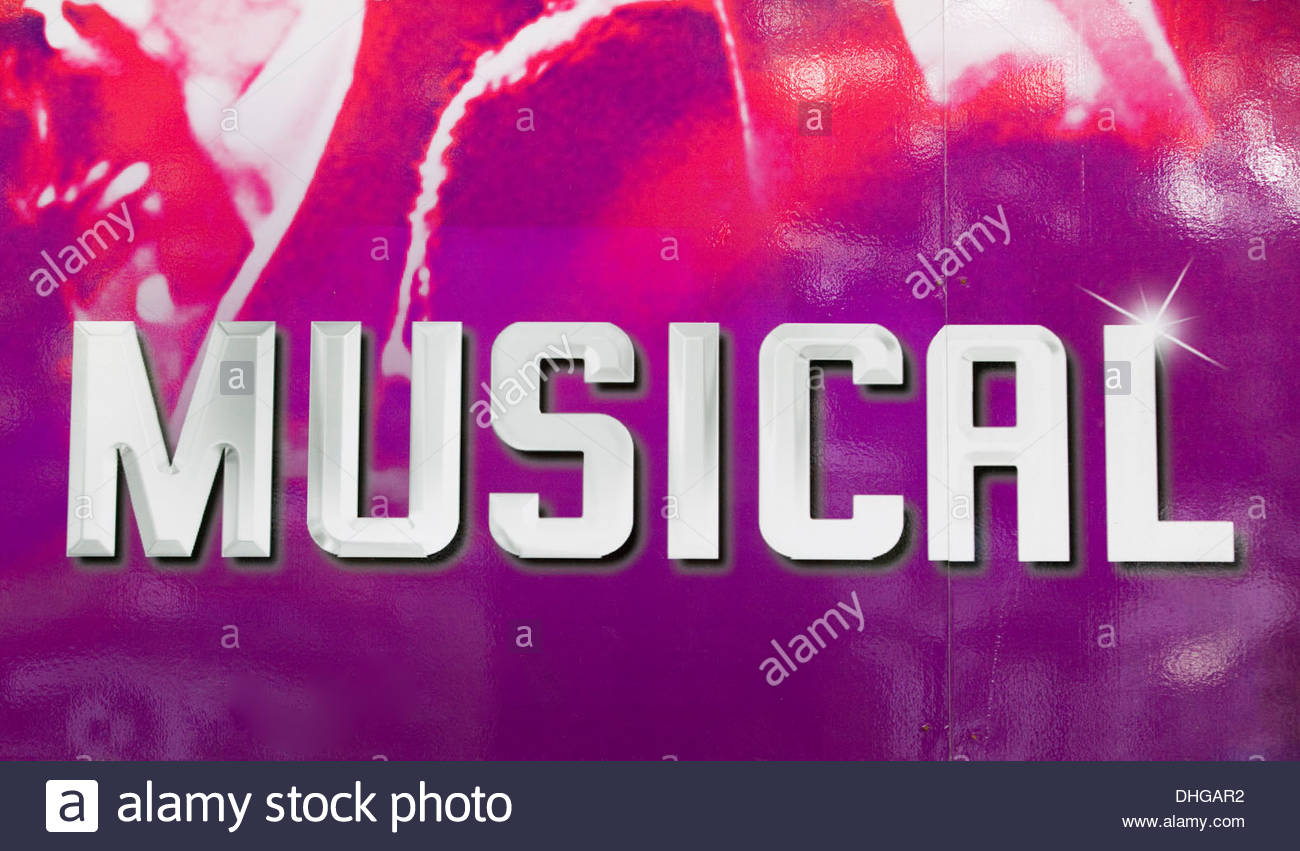 West End Play Musical Advertisement Poster Stock Photos & West End Play ...