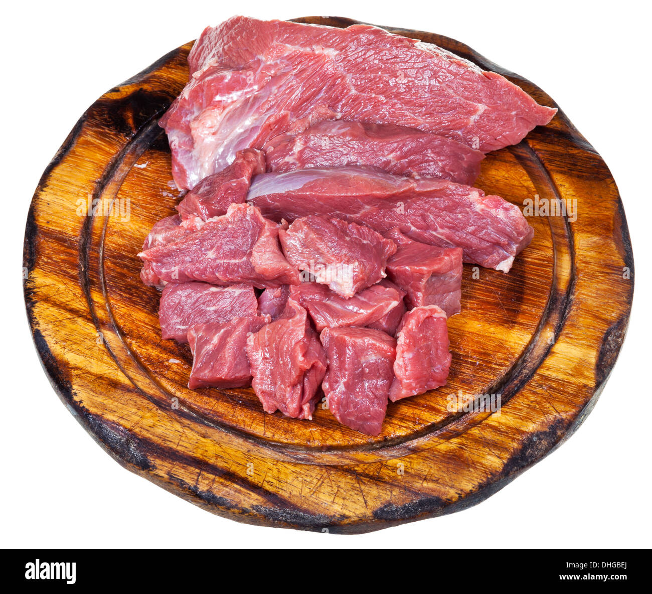Beef meat cuts Cut Out Stock Images & Pictures - Alamy