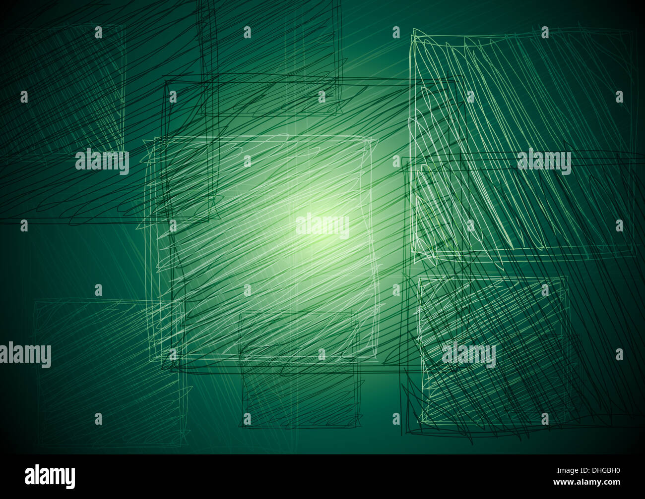 Abstract tech drawing with squares. Vector background eps 10 Stock ...