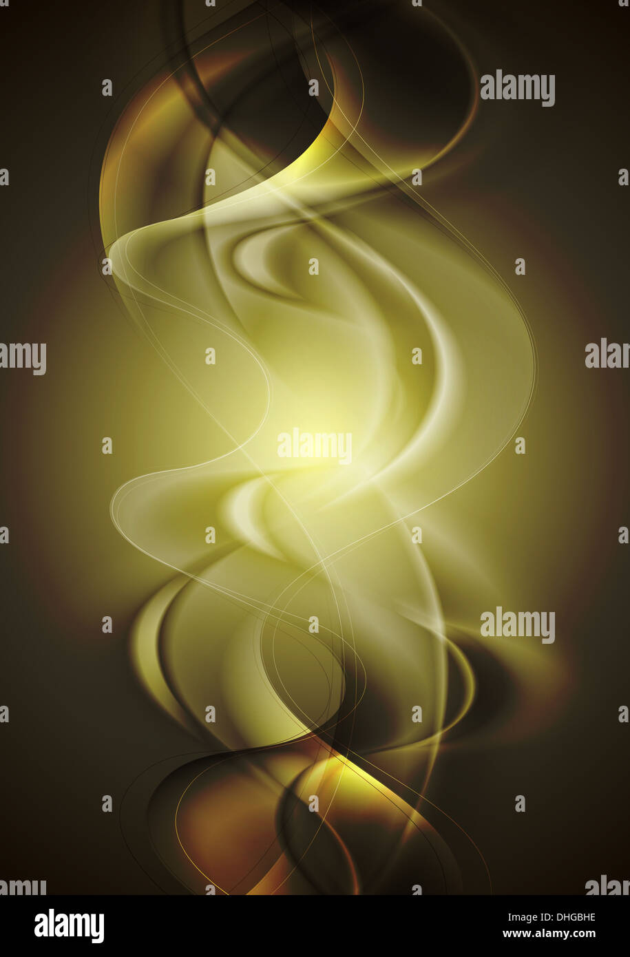 Dark golden wavy design. Vector background eps 10 Stock Photo - Alamy