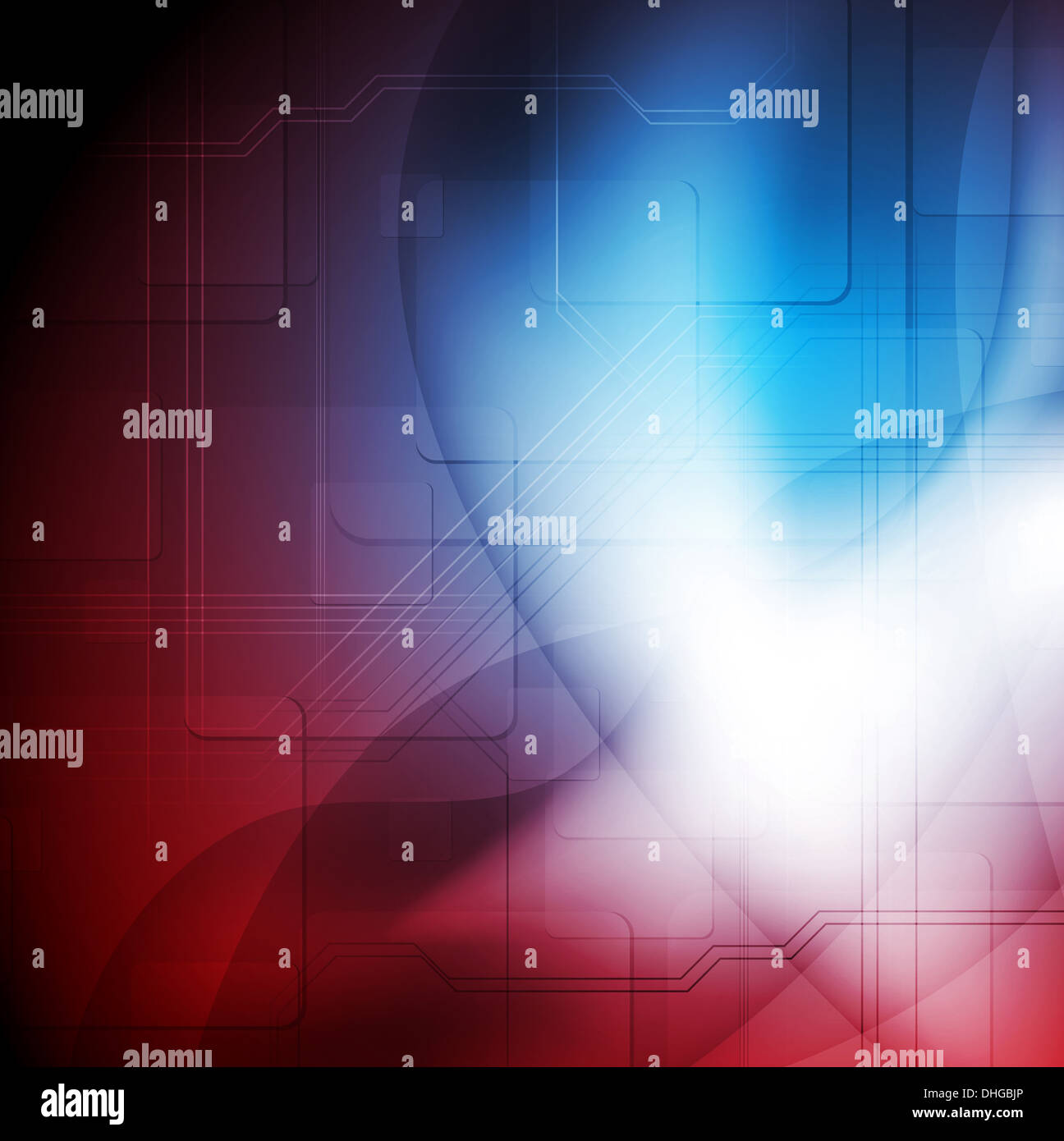 Bright tech design. Vector background eps 10. Gradient mesh included ...