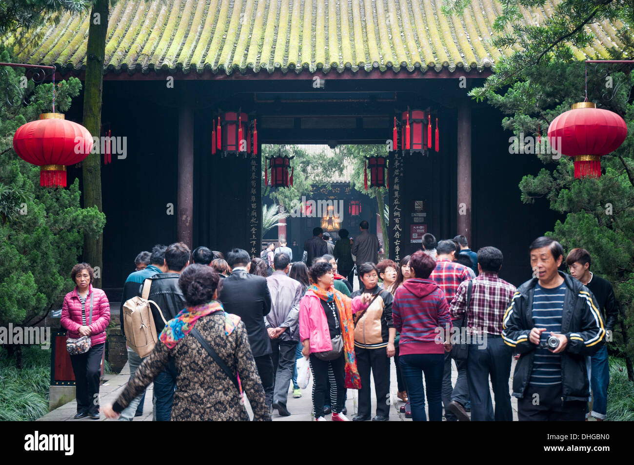 Sichuan wuhou temple hi-res stock photography and images - Alamy