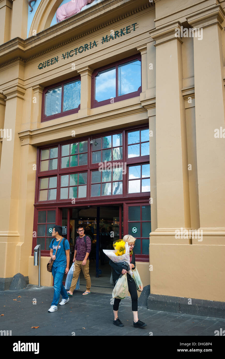 Queen Victoria Market Stock Photo - Alamy