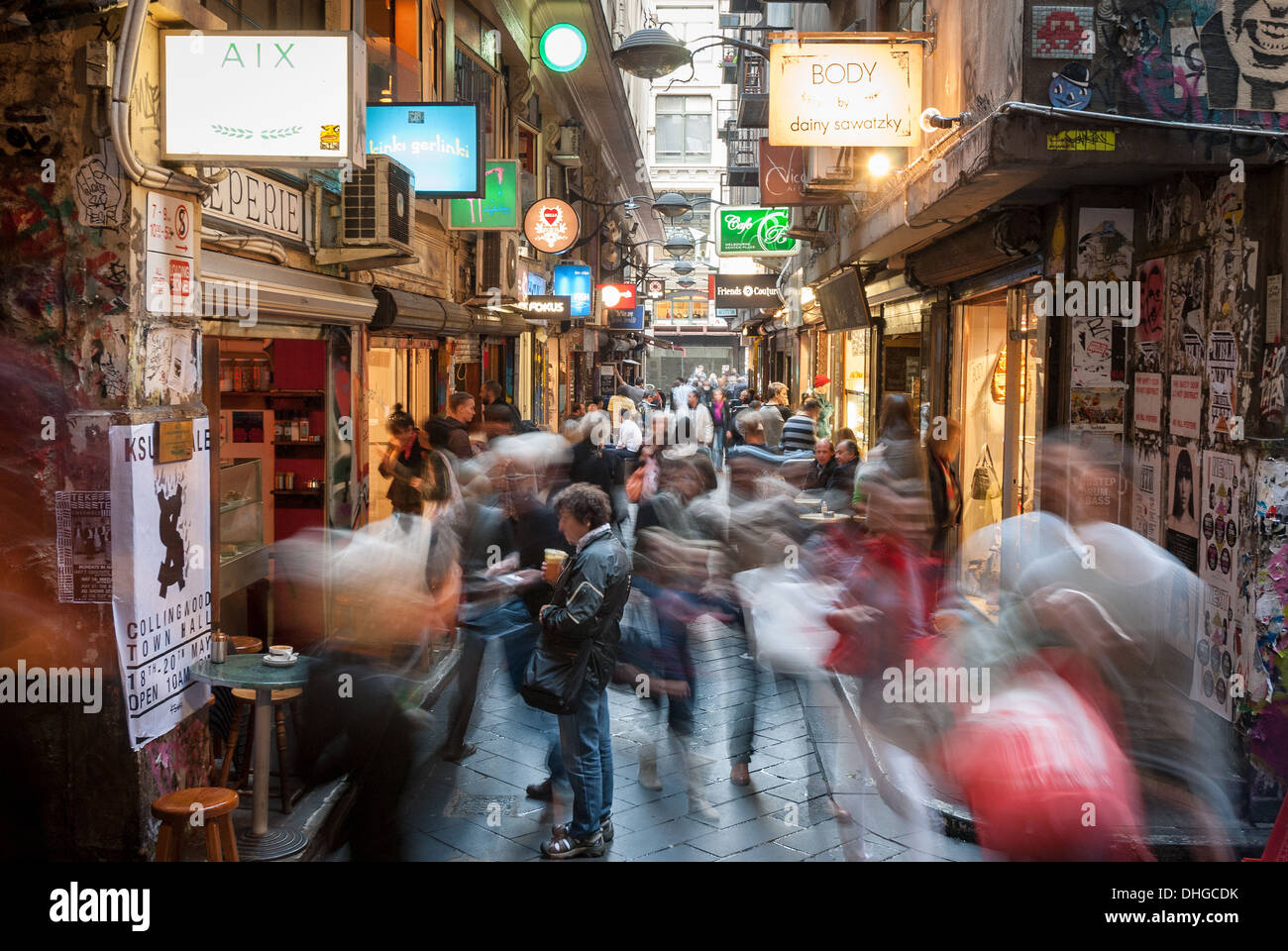 Centre place laneway hi-res stock photography and images - Alamy