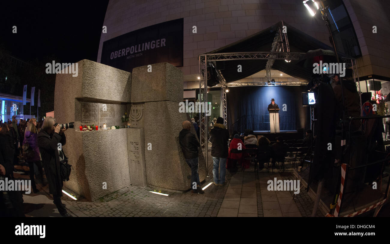 Munich, Germany. 9th Nov, 2013. Around 200 people take part in a ...