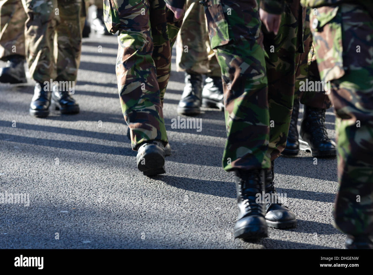 Army recruits parade hi-res stock photography and images - Alamy