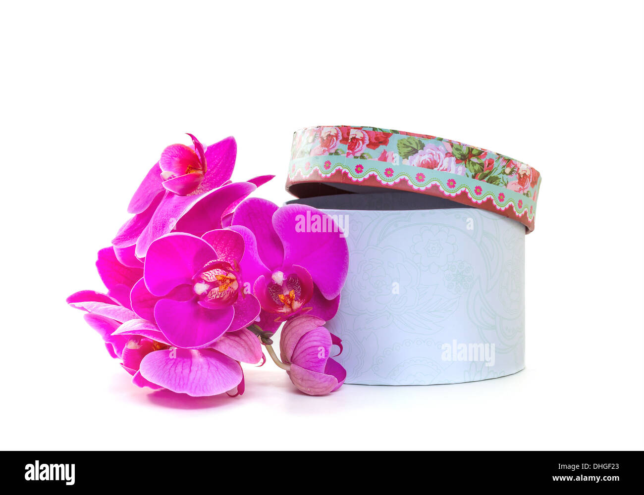 Pastel gift box on Cut Out Stock Images & Pictures - Alamy