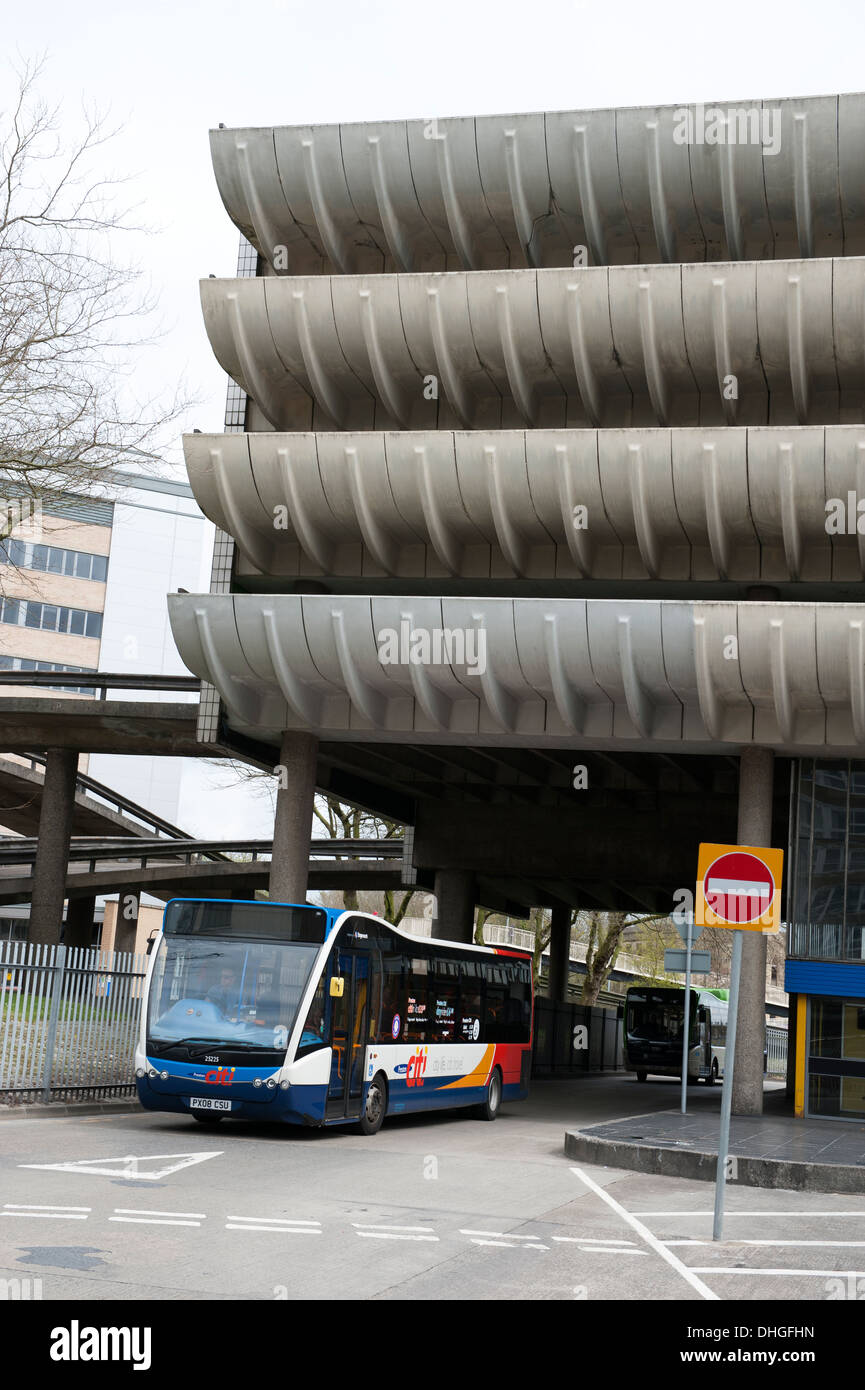 Preston Bus Station Art Deco Concrete 1960s Design Stock Photo - Alamy