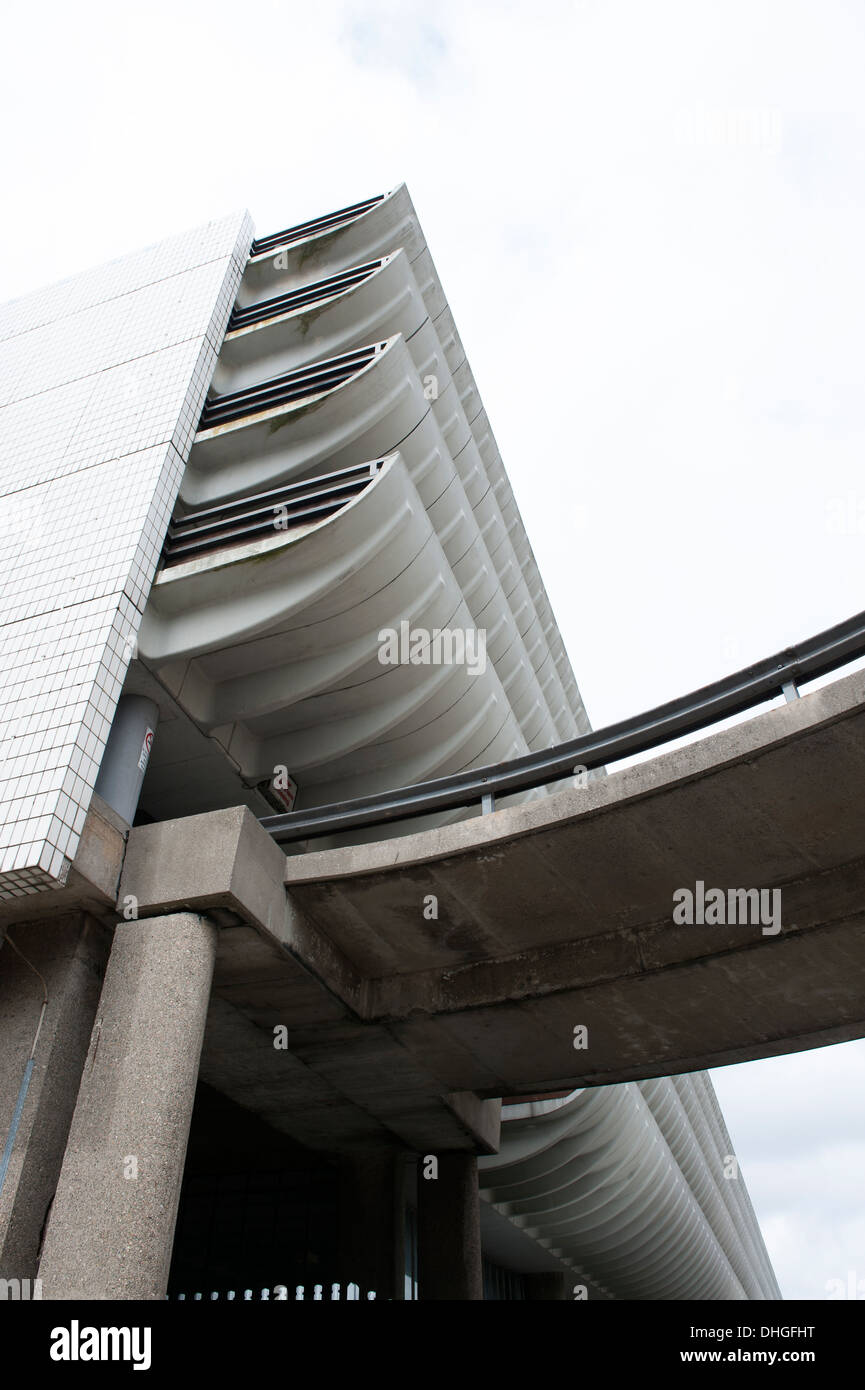 Preston Bus Station Art Deco Concrete 1960s Design Stock Photo - Alamy