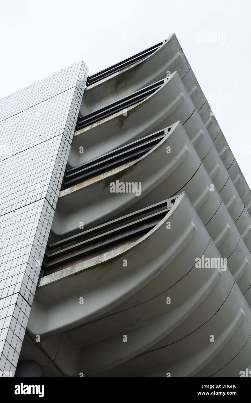 Preston Bus Station Art Deco Concrete 1960s Design Stock Photo - Alamy