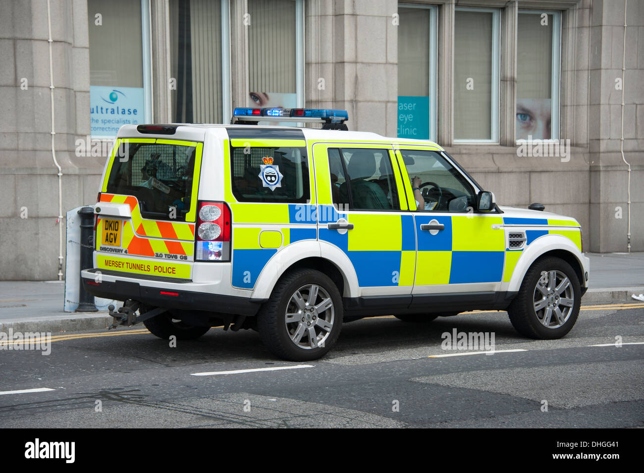 Mersey Tunnels Police Vehicle Range Rover Stock Photo - Alamy