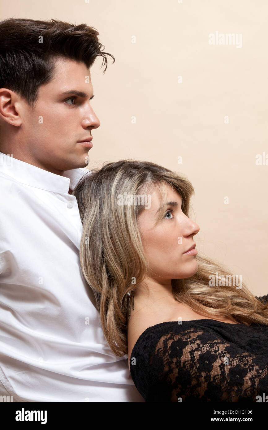 Sitting seated together hi-res stock photography and images - Alamy