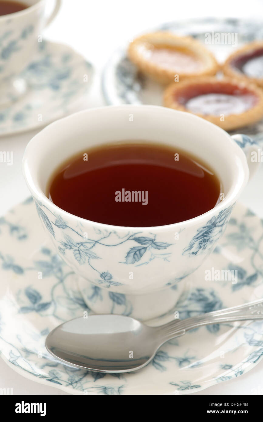 Black tea in vintage cup hi-res stock photography and images - Alamy