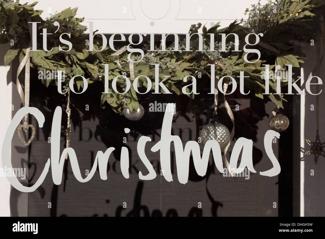 Its beginning to look a lot like christmas hi-res stock photography and ...