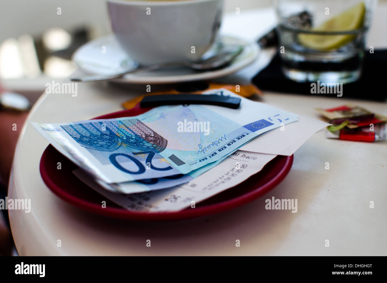 Money and coffee hi-res stock photography and images - Alamy