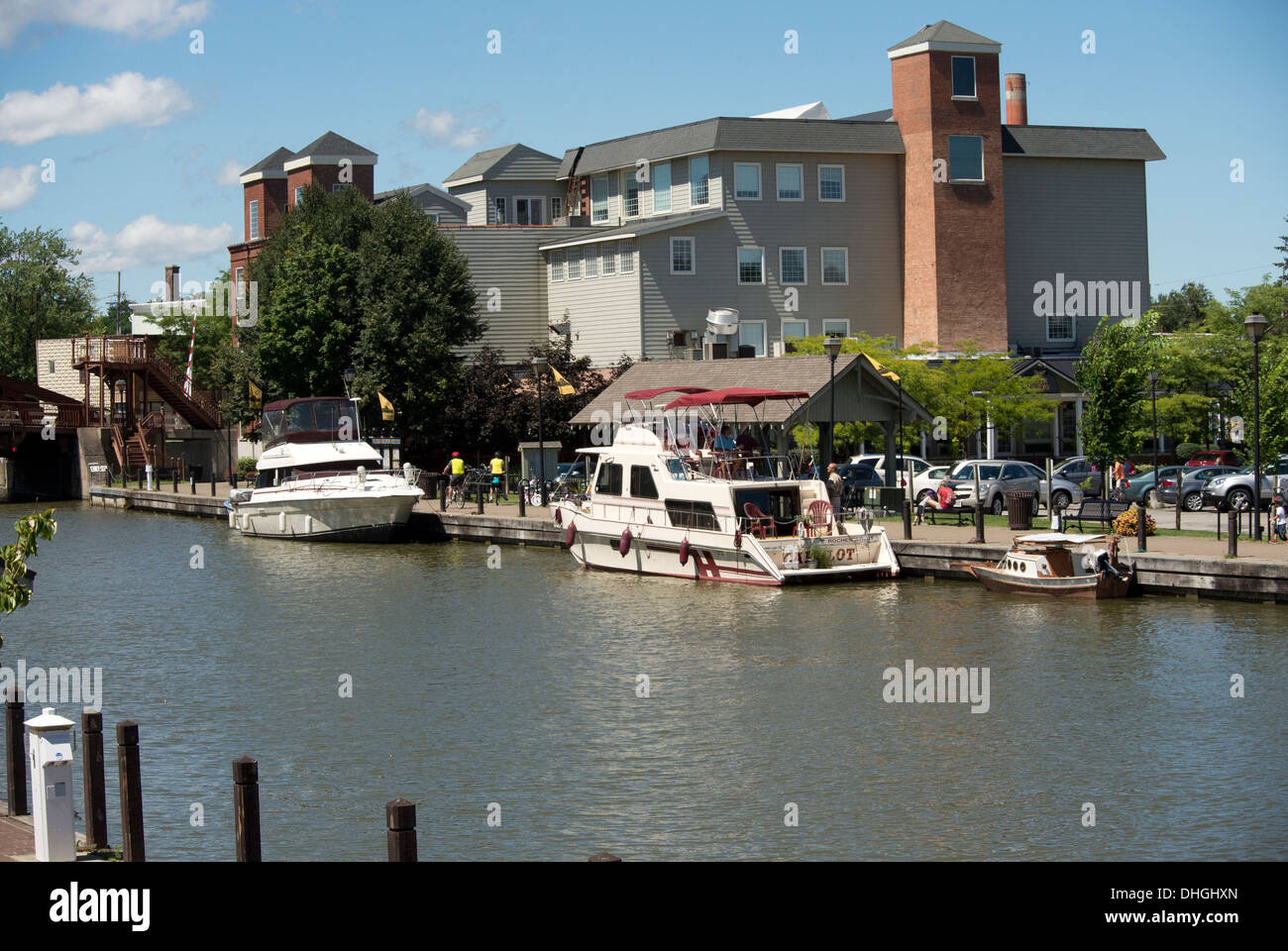 Fairport NY, Erie canal Stock Photo - Alamy