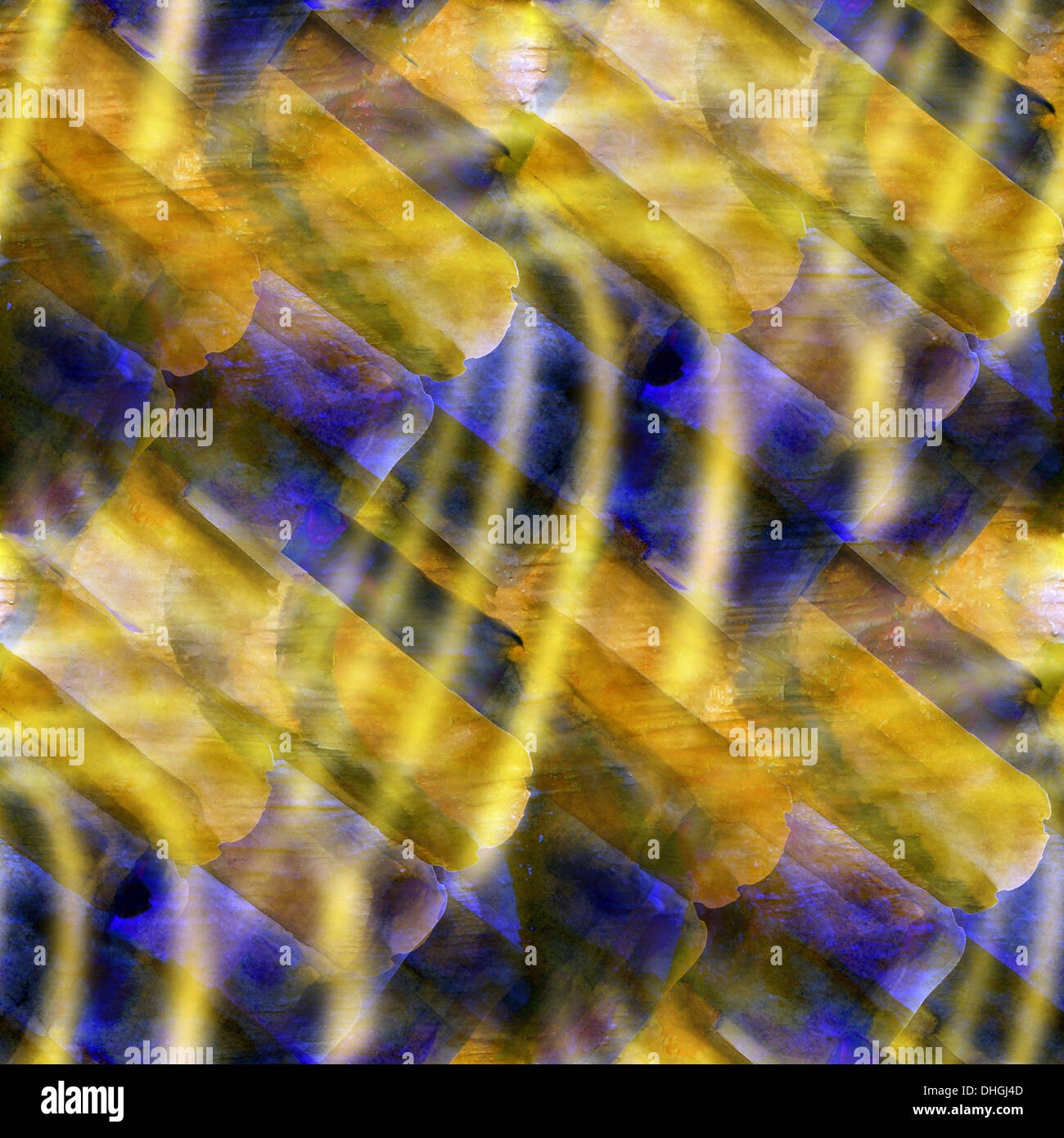 ink background yellow blue ornament watercolor art seamless texture ...